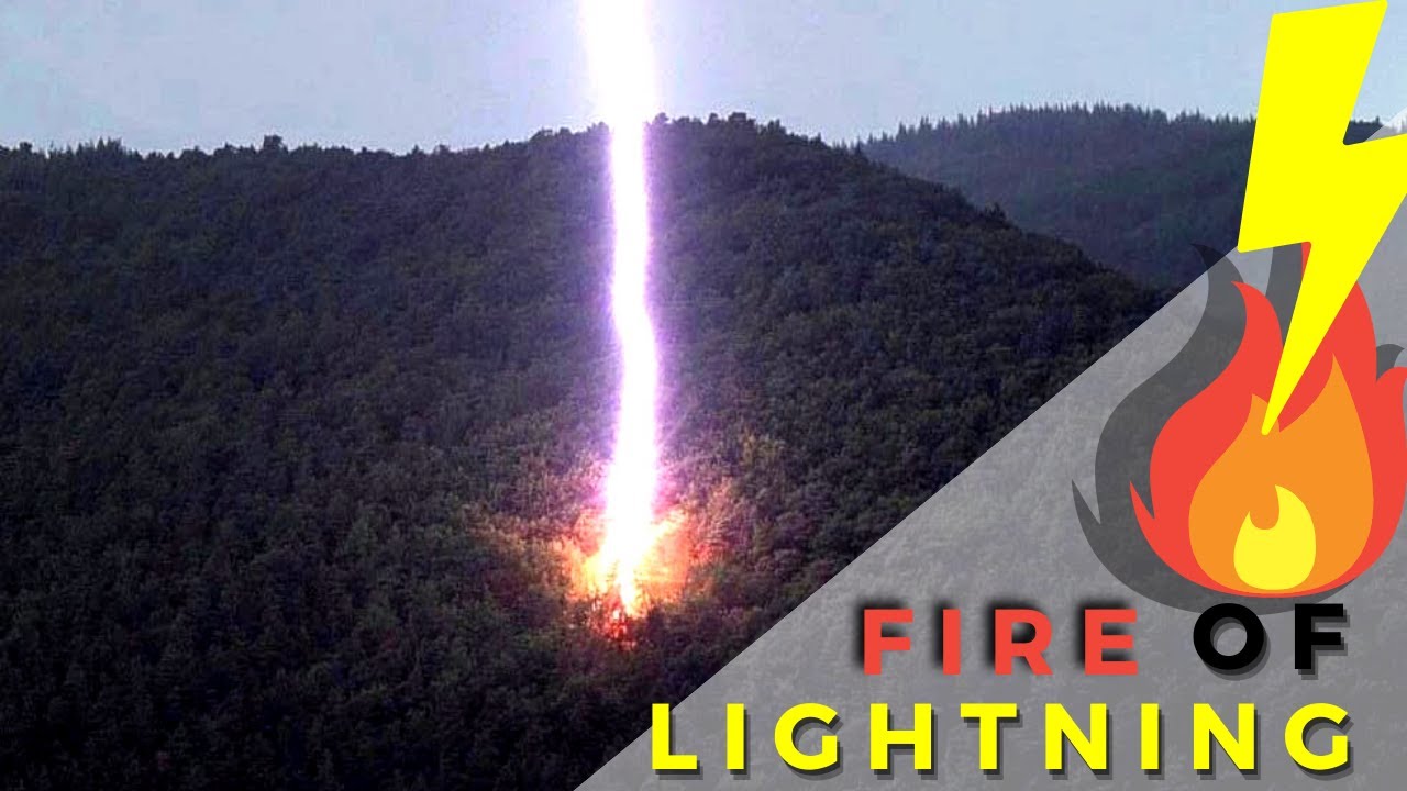 How lightning turns into fire #Canadafires - YouTube