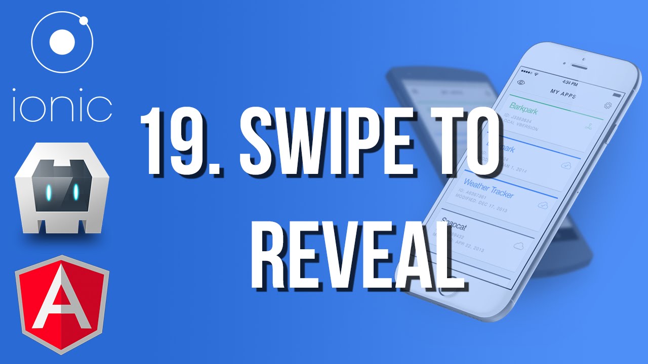 19 Swipe to Reveal - YouTube