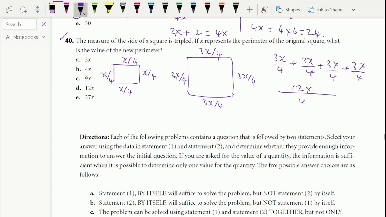 GMAT : - ( Quantitative practice test ) - 6. - YouTube