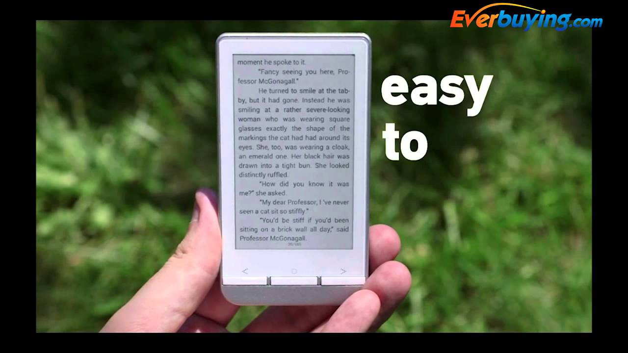 InkCase i5 Smart 3.5 inch E-ink Reader Phone Back Case - YouTube