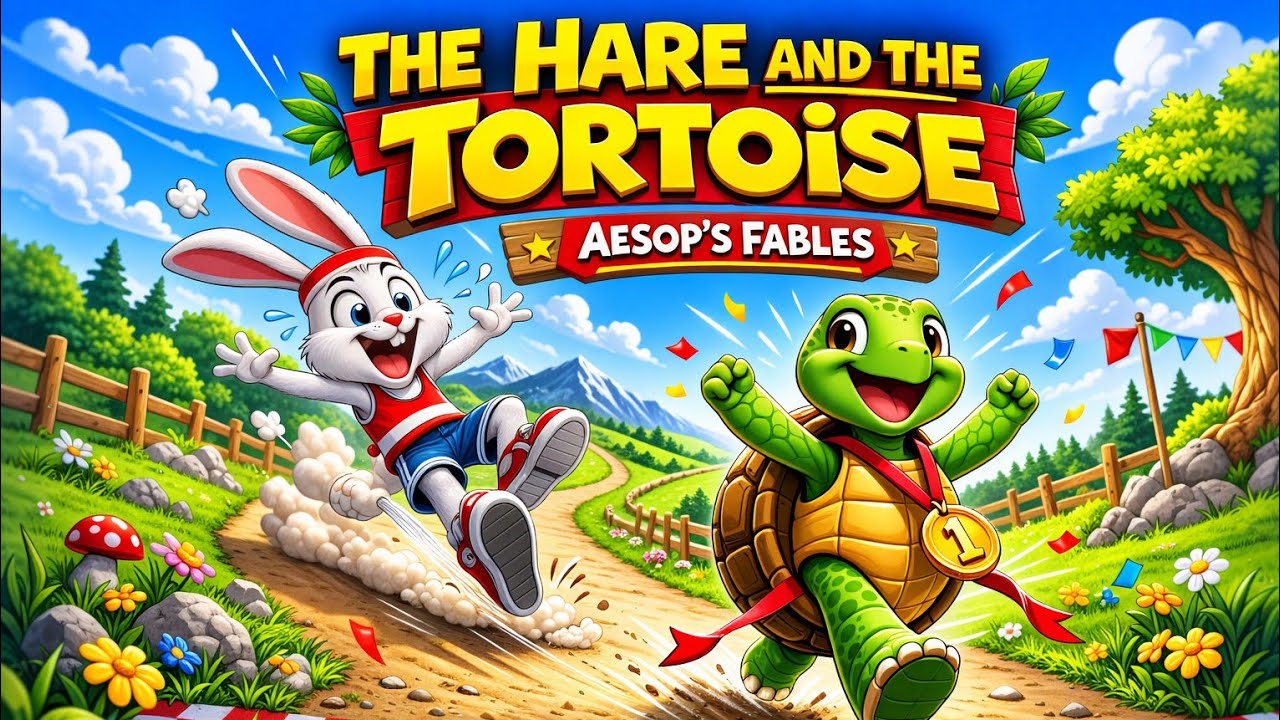 The Tortoise and the Hare | Aesop’s Fables | Kids Stories - YouTube