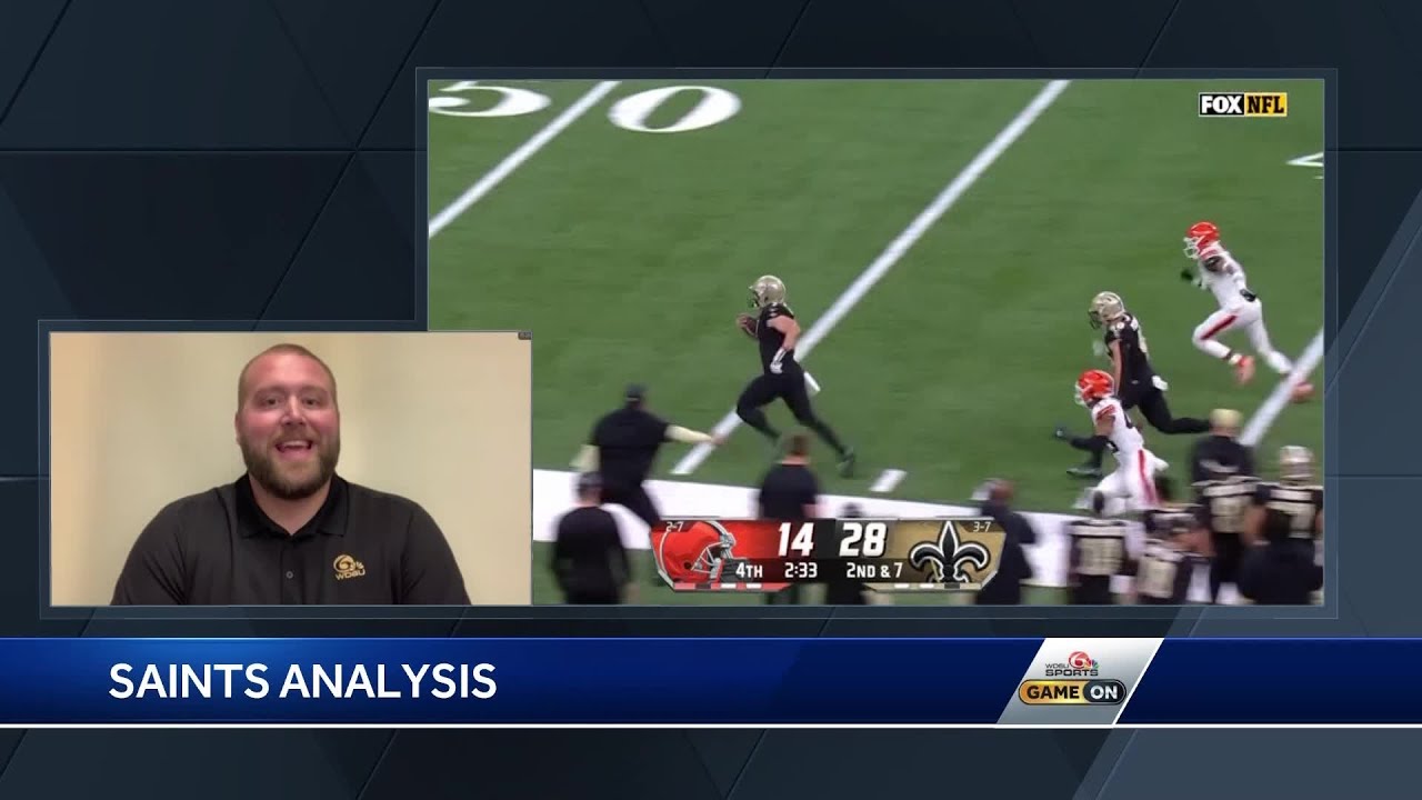 James Hurst Saints, Browns analysis - YouTube
