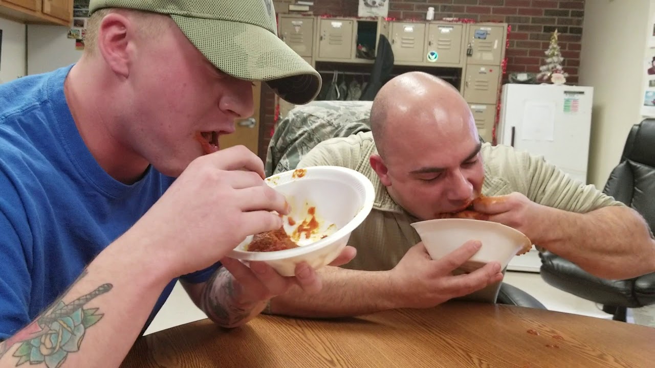 Meatball Eating Contest - YouTube