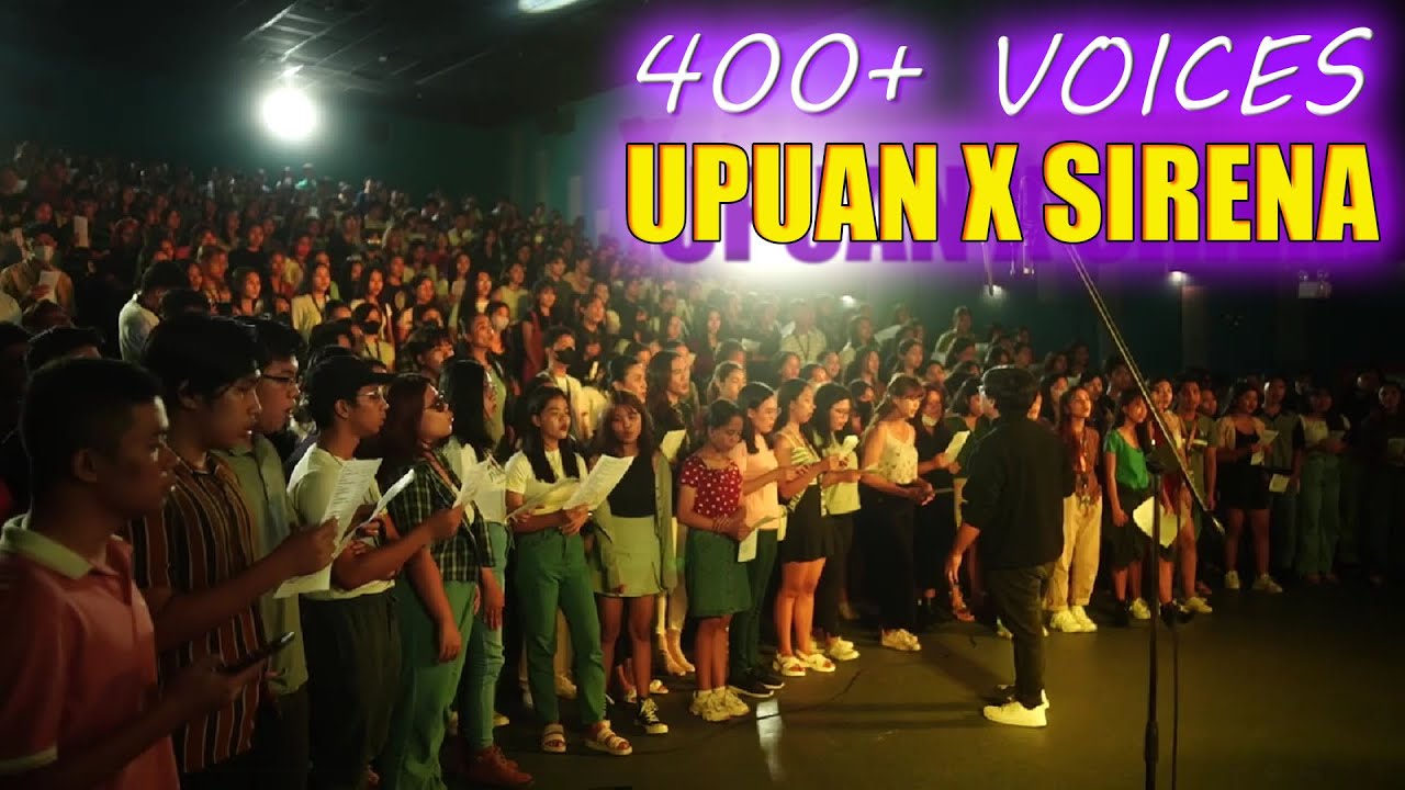 400+ Voices Upuan X Sirena Words and Music - YouTube