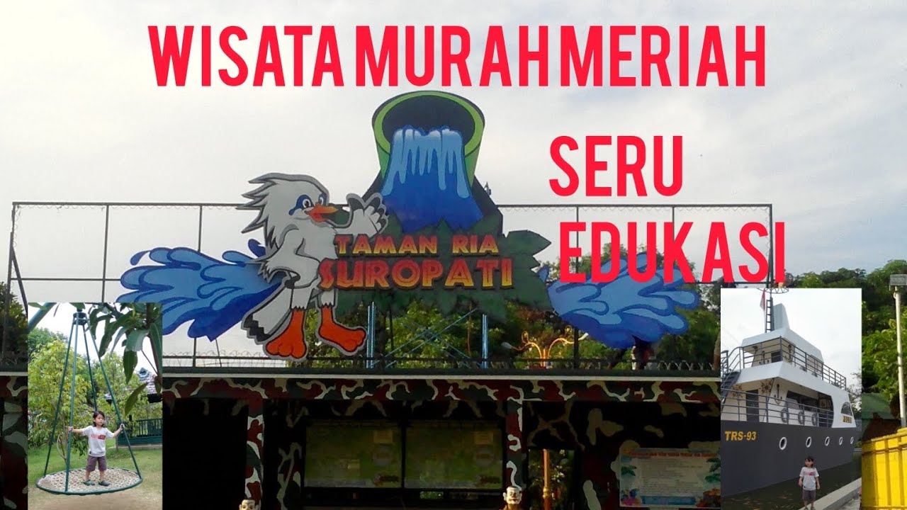 Wisata Murah Meriah Di Taman Ria Suropati Pasuruan - YouTube