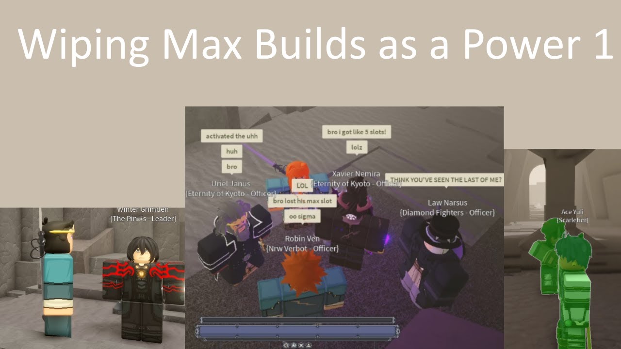 Wiping Max Builds as a Power 1 in Deepwoken - YouTube