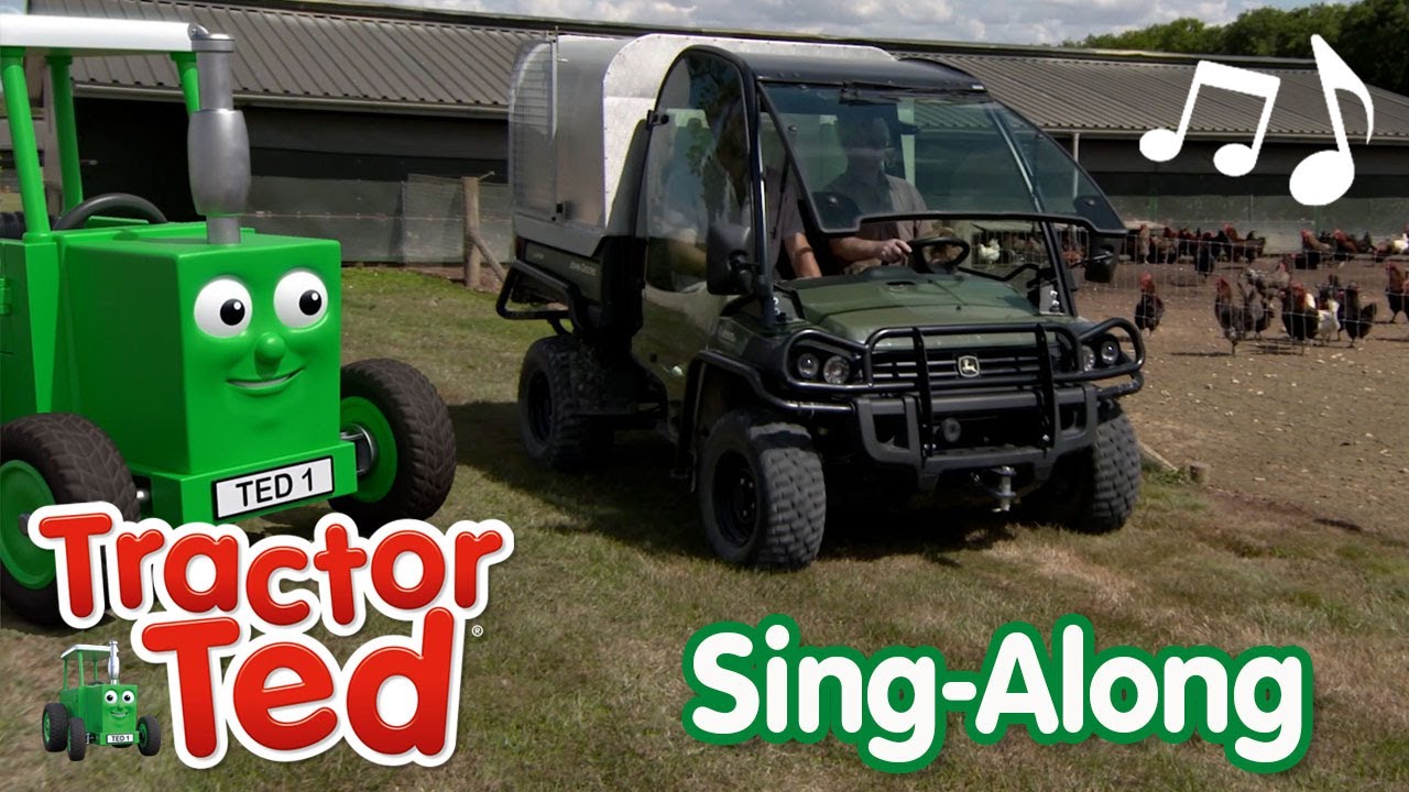 The Chicken Song! Cluck Cluck 🐓 | Tractor Ted Sing-Along 🎶 | Tractor ...