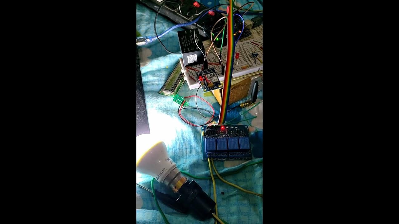 Wireless LED control using Arduino and GSM Module - YouTube