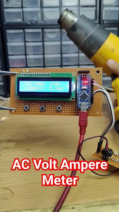 AC Volt Amp Meter | Arduino Project - YouTube
