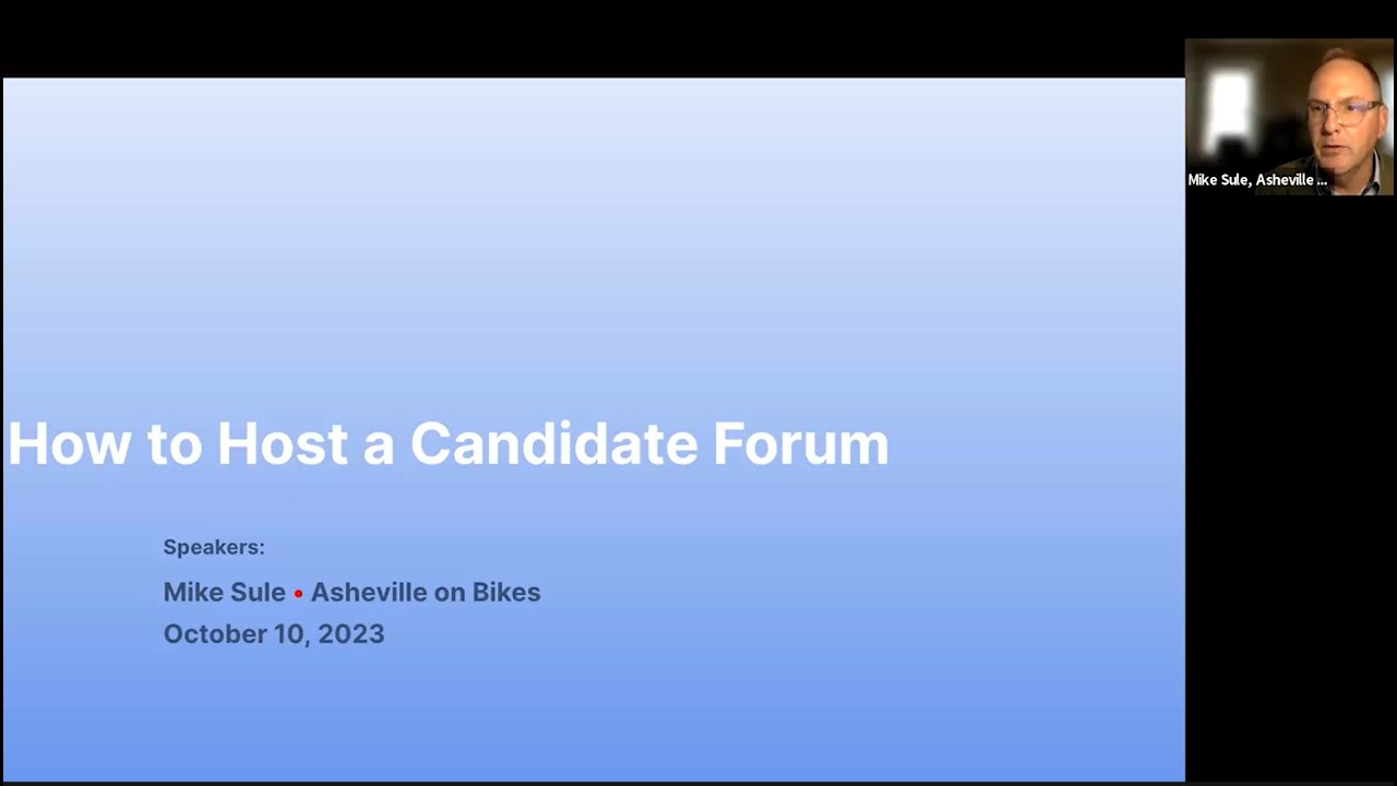 Webinar: How to Host a Candidate Forum - YouTube