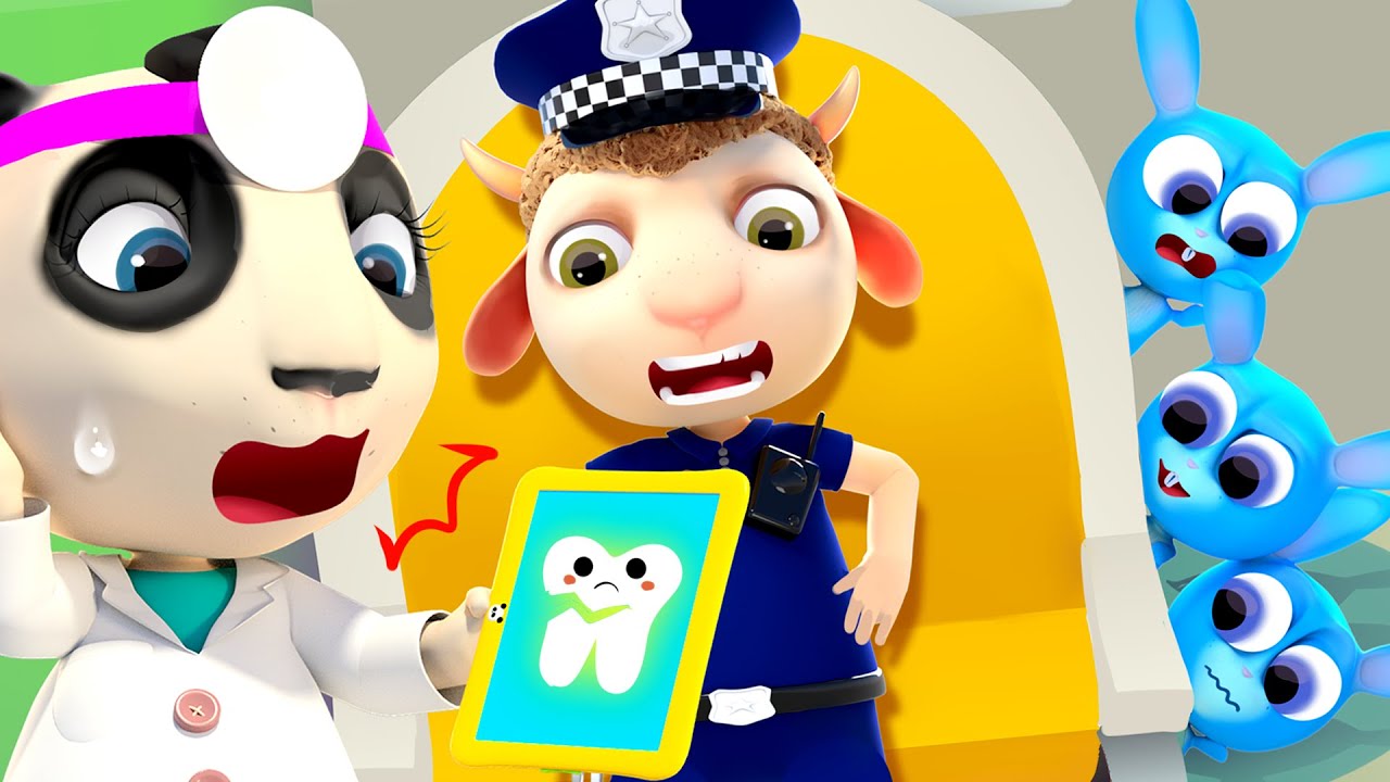 Police Officer Broke His Teeth | Doctor Panda Help | Rabbits Scared ...