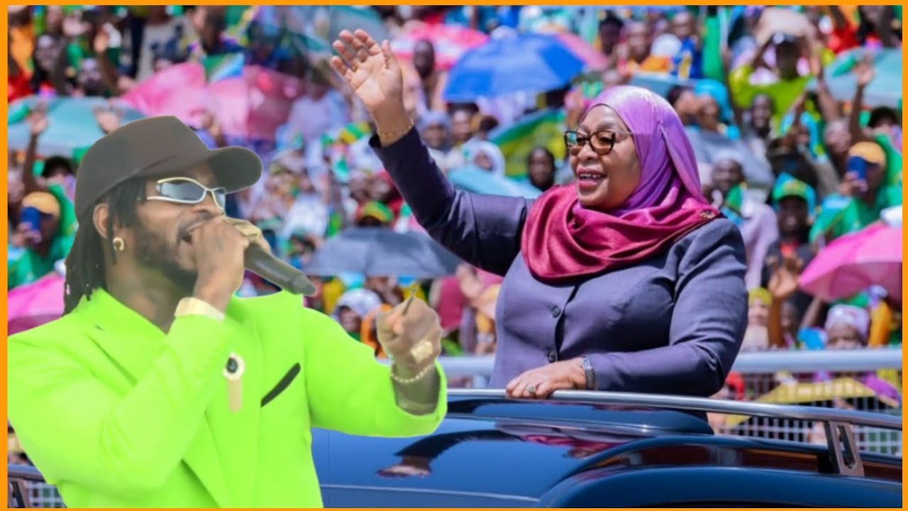 VIDEO:DIAMOND aonyesha uwezo wake wa kuimba live mbele ya Raisi SAMIA ...