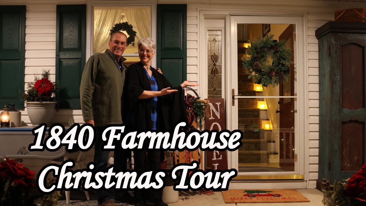 Journey to Christmas Past: 1840 Farmhouse Candlelight Tour | Cozy ...