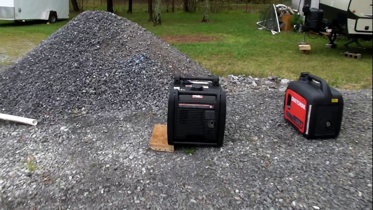 Champion VS Craftsman Vs Powermate Generator Sound Test - YouTube