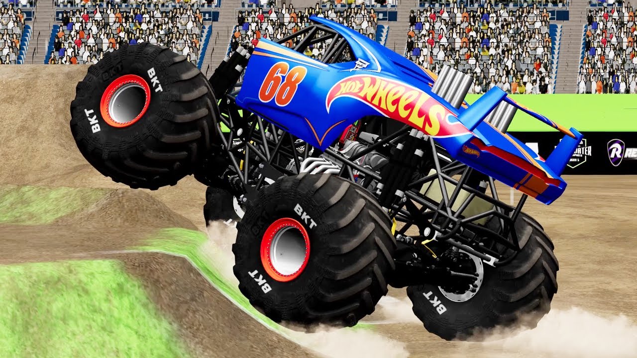 20 Truck CWM Seattle 2024 Freestyle - BeamNG.Drive Monster Jam - YouTube