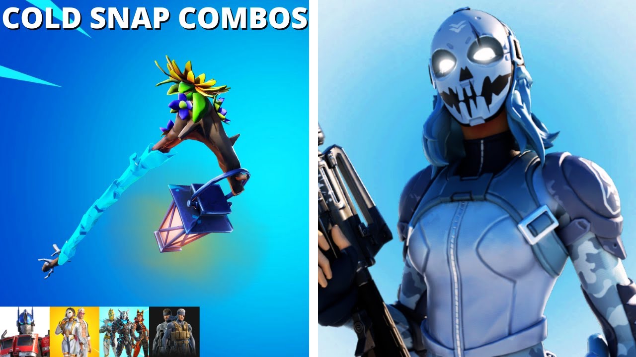 10 *Best* COLD SNAP PICKAXE COMBOS in Fortnite - YouTube