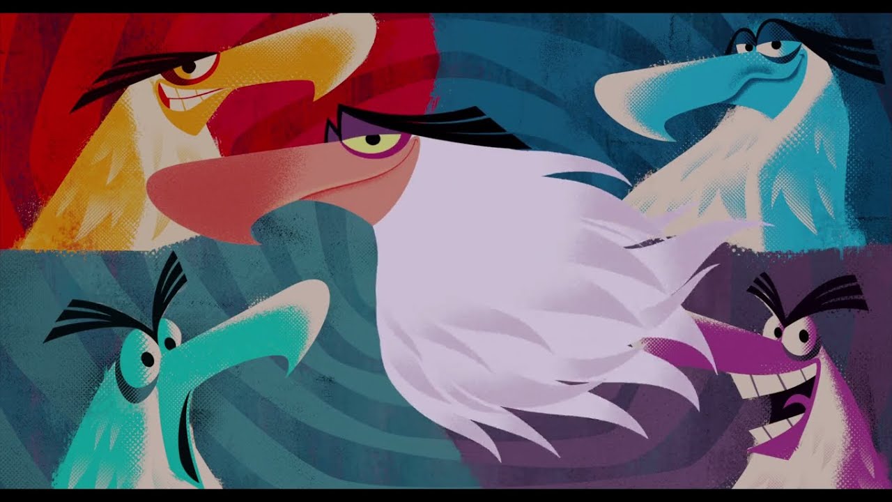 angry birds(Red, Chuck, Bomb) meet mighty eagle - YouTube
