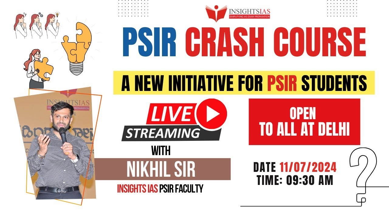 [OPEN SESSION] ROADMAP ON HOW TO APPROACH PSIR OPTIONAL 2024 | PSIR ...