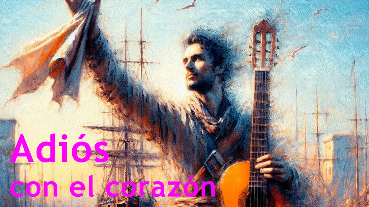 🎸 Aprende Adiós con el corazón para guitarra en 2 tonos diferentes ...