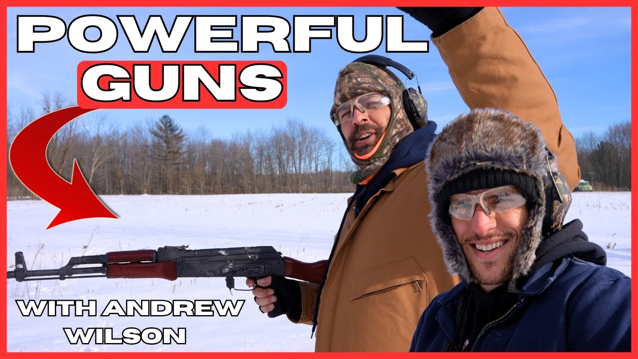 Shooting Rare & POWERFUL Guns With Andrew Wilson | Michigan Vlog - YouTube