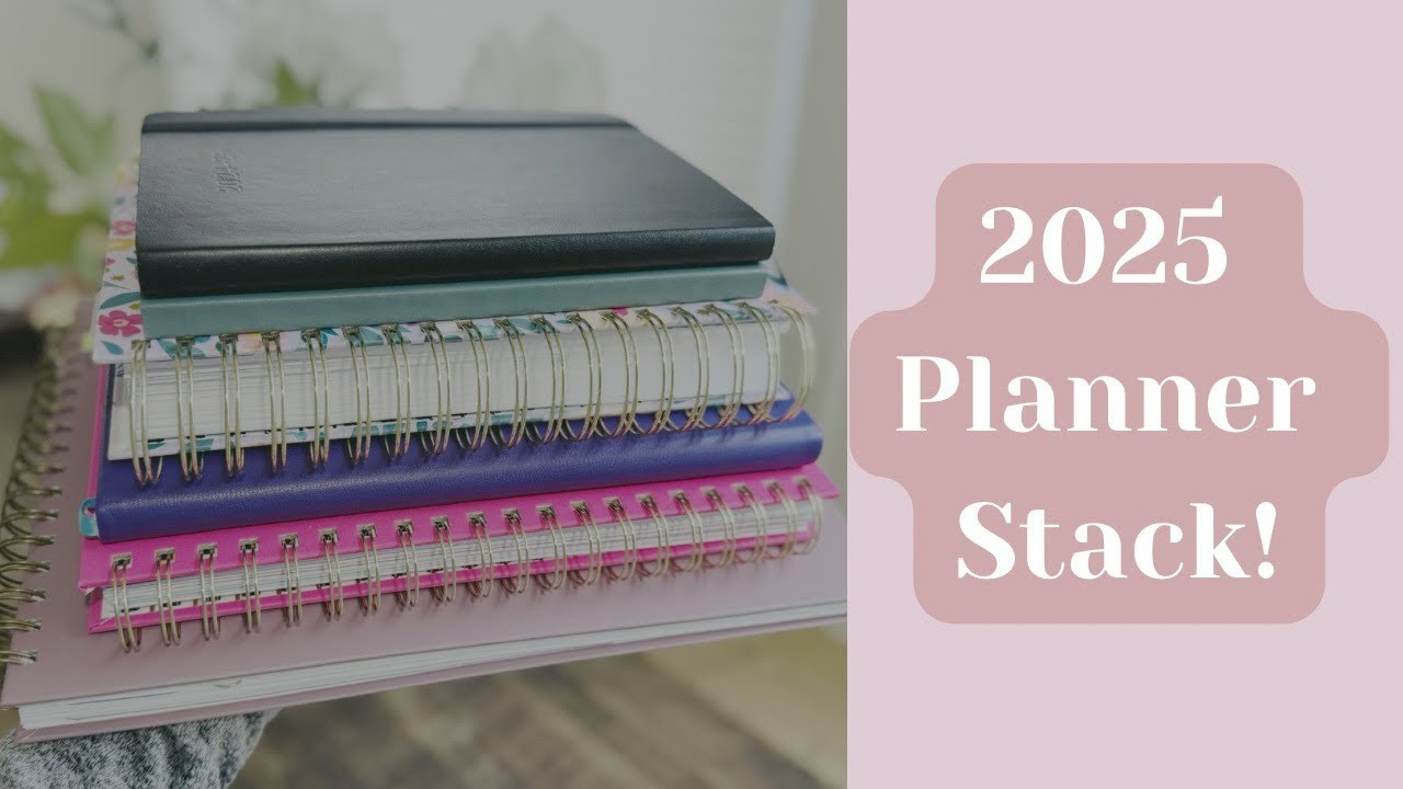 2025 Planner Stack! Get ideas for your planner line up! - YouTube