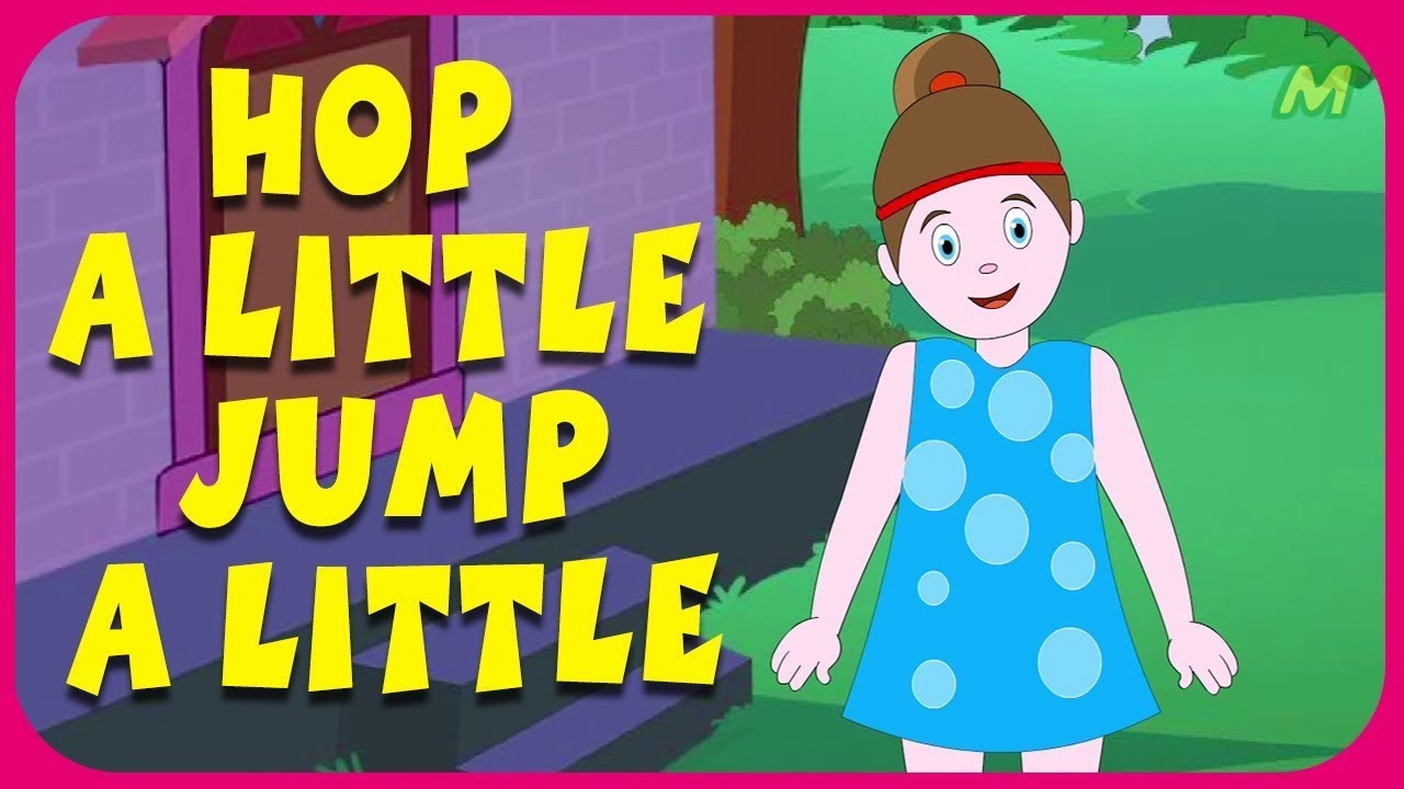 HOP A LITTLE JUMP A LITTLE NURSERY RHYMES - YouTube