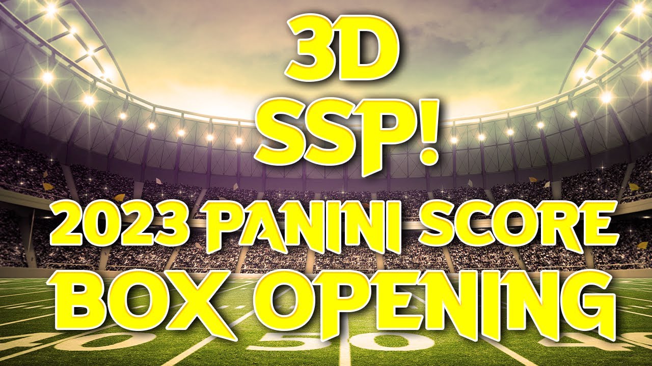 2023 Panini Score Blaster Box Opening - SSP CASE HIT! #thehobby - YouTube