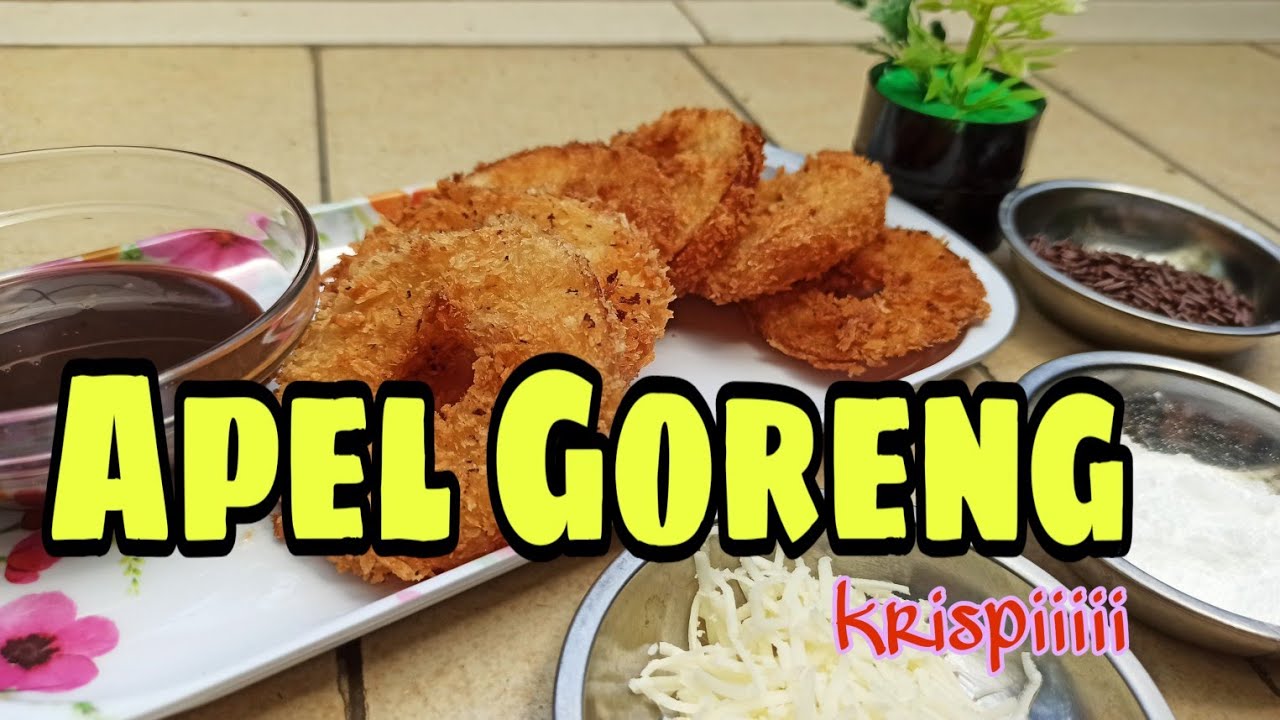 Makanan unik APEL GORENG | Resep Apel Goreng - YouTube