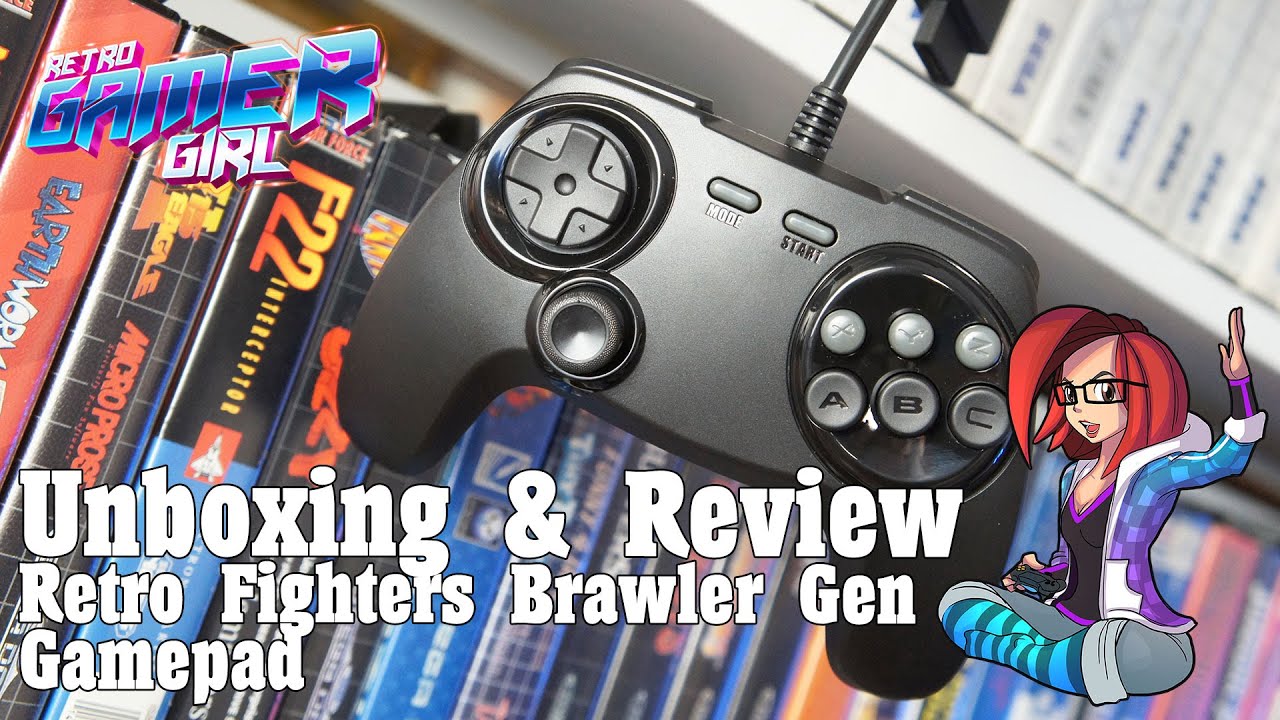 Retro Fighters Brawler Gen Sega Mega Drive & Saturn Gamepad Unboxing ...