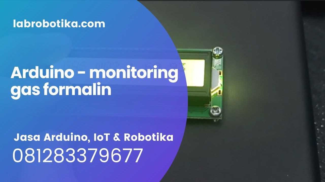Arduino monitoring gas formalin - YouTube