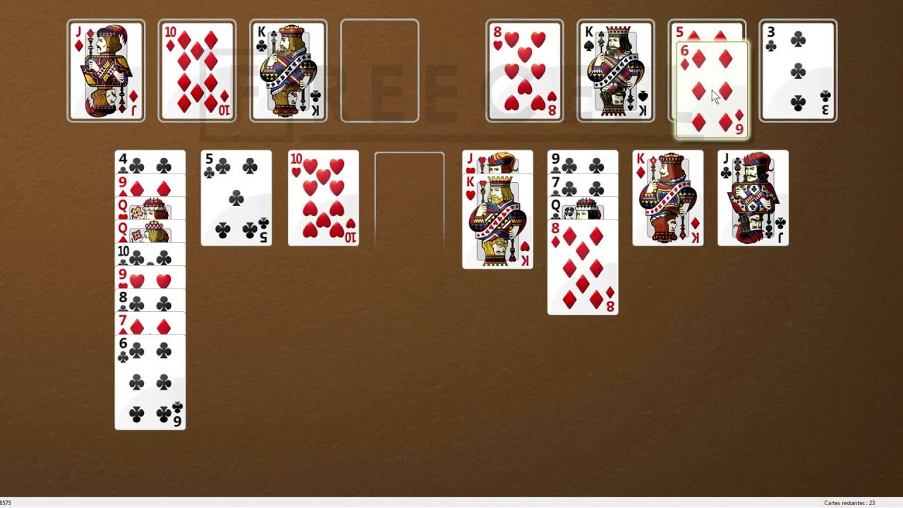 Solution to freecell game #8575 in HD - YouTube