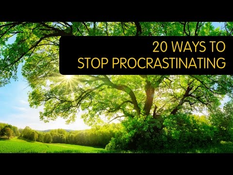 20 Ways to Stop Procrastinating and Start Spring Cleaning