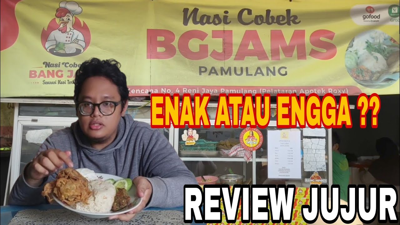 NYOBAIN MAKANAN YANG PERNAH VIRAL⁉️ NASI COBEK BANG JAMS‼️ - YouTube