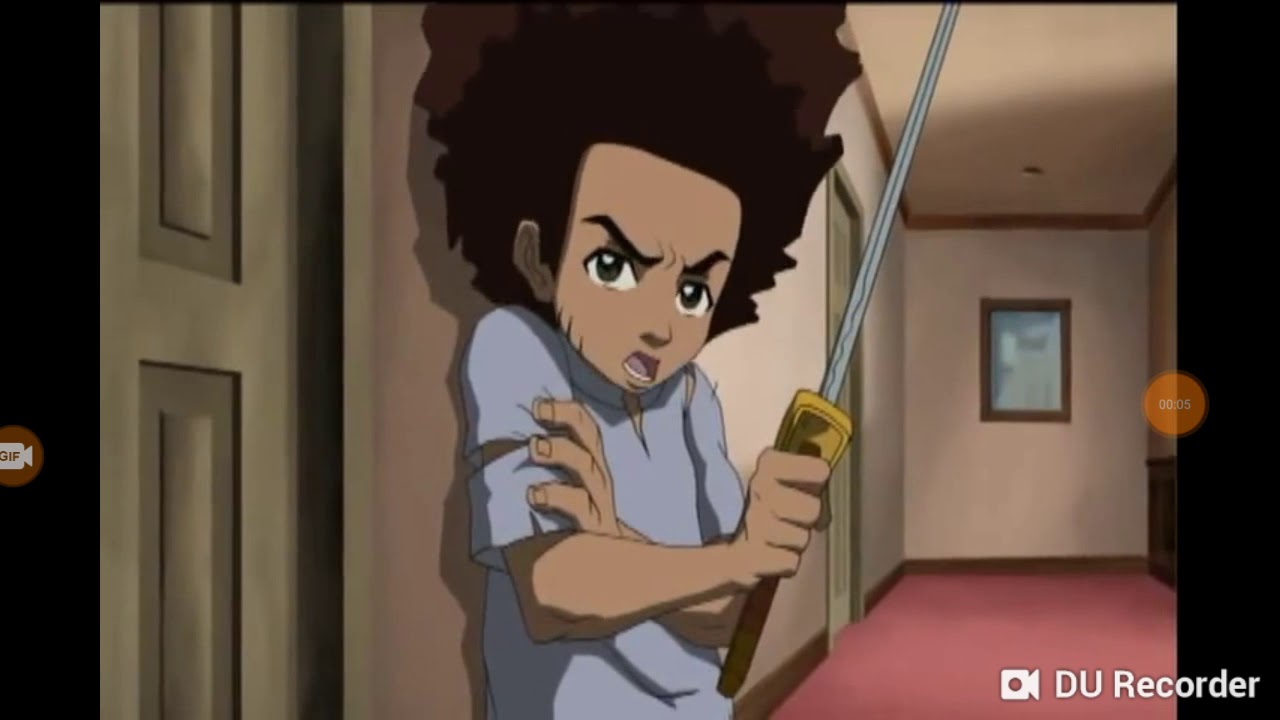 Boondocks riley vs huey fight scene funny moments - YouTube