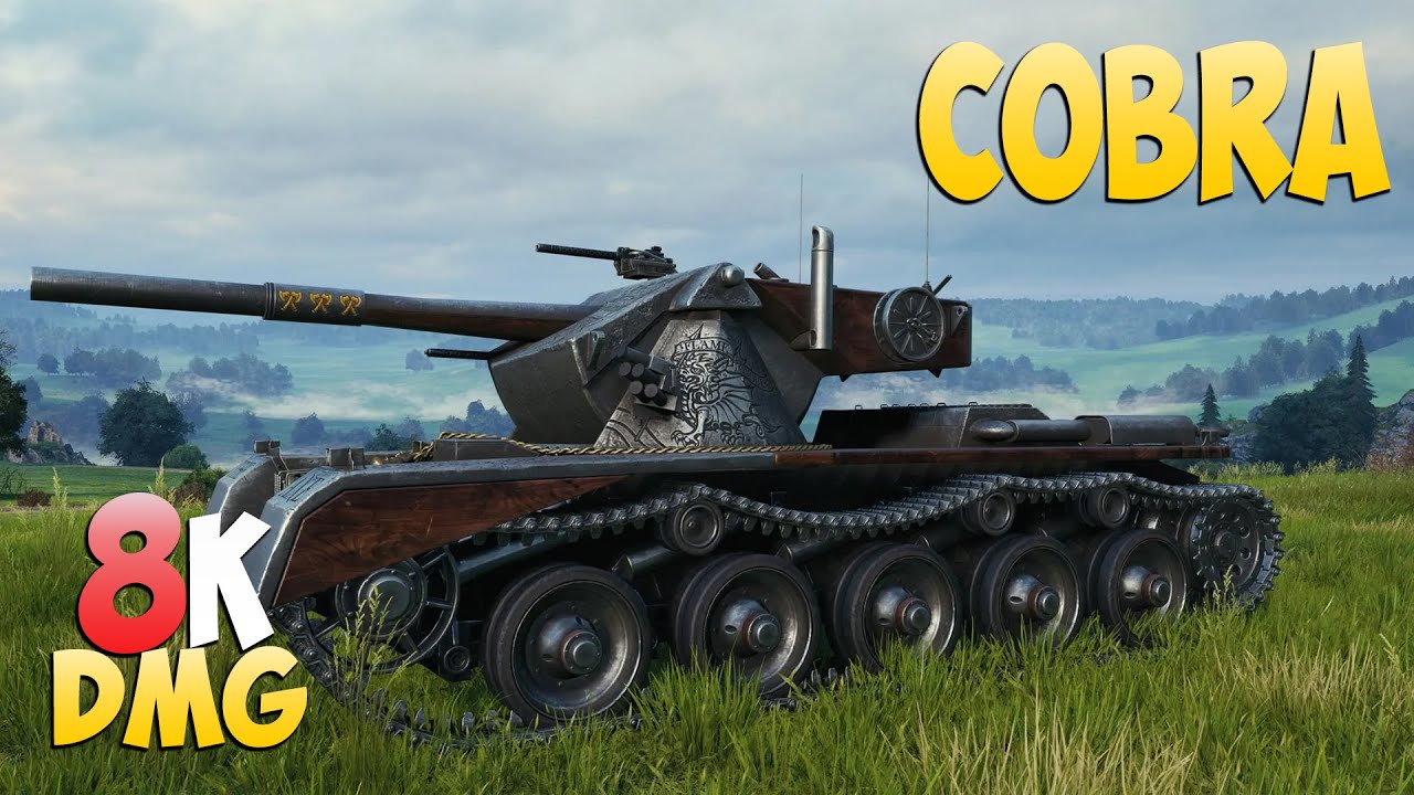 Cobra - 7 Kills 8K DMG - Prestigious! - World Of Tanks - YouTube