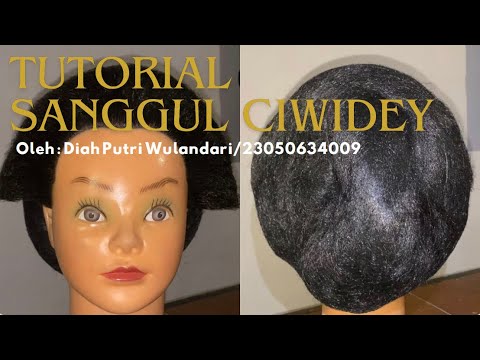 Tutorial Cara Membuat Sanggul Ciwidey(Sanggul Traditional Jawa Barat ...