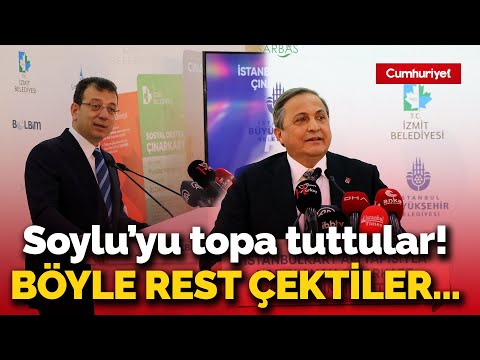 Ekrem İmamoğlu ve Seyit Torun'dan Süleyman Soylu'ya bomba sözler! Böyle rest çektiler...