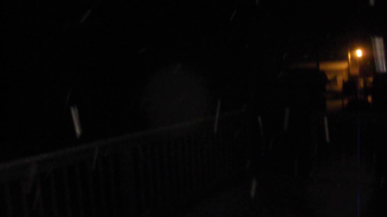 snow after dark - YouTube