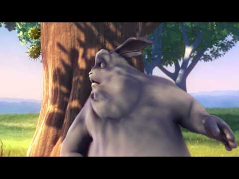 Big Buck Bunny sunflower 60 fps 4k - 3D ANIMATION - Produced by blender foundation
