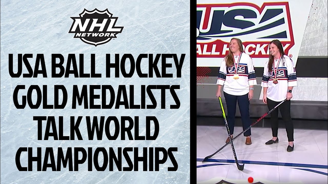 USA Ball Hockey gold medalists Colleen Murphy and Sarah Hughson Talk ...