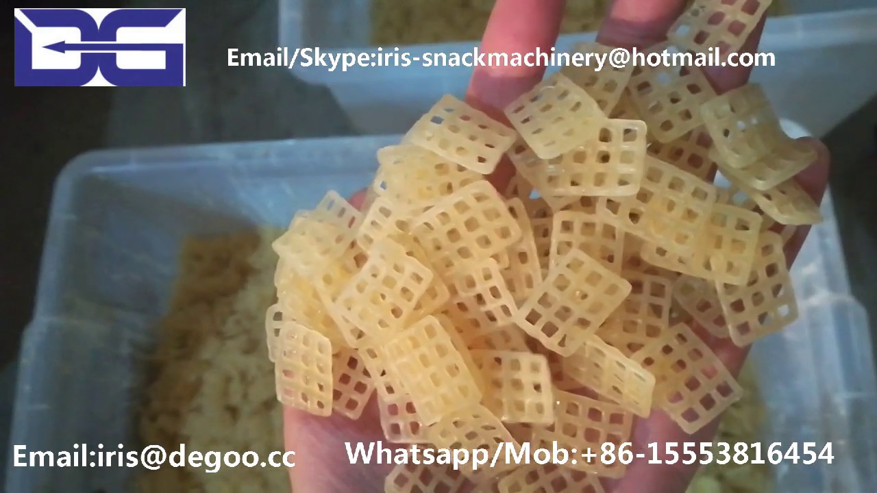 Wheat Flour Snack Pellet Extruder Machine/3d 2d Fryums Snacks Extrusion ...