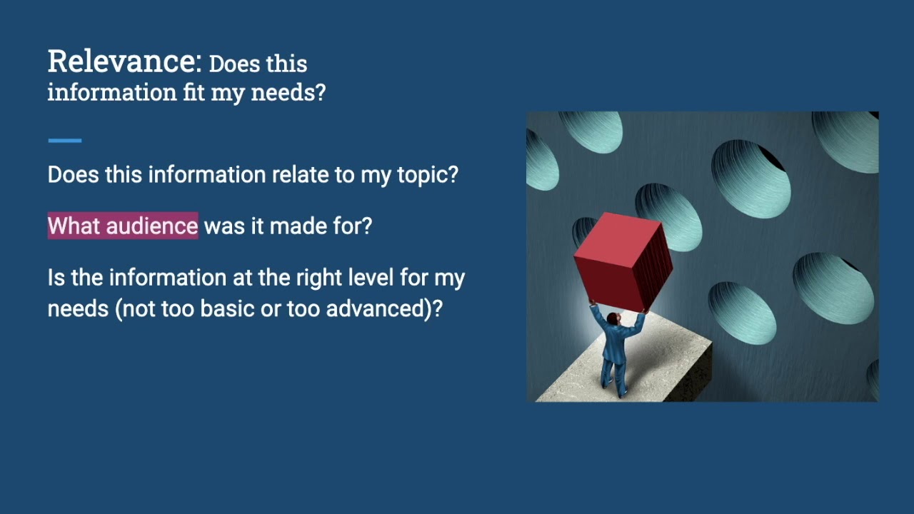 CRAAP Test Part 3 Relevance YouTube craap-test-part-3-relevance-youtube
