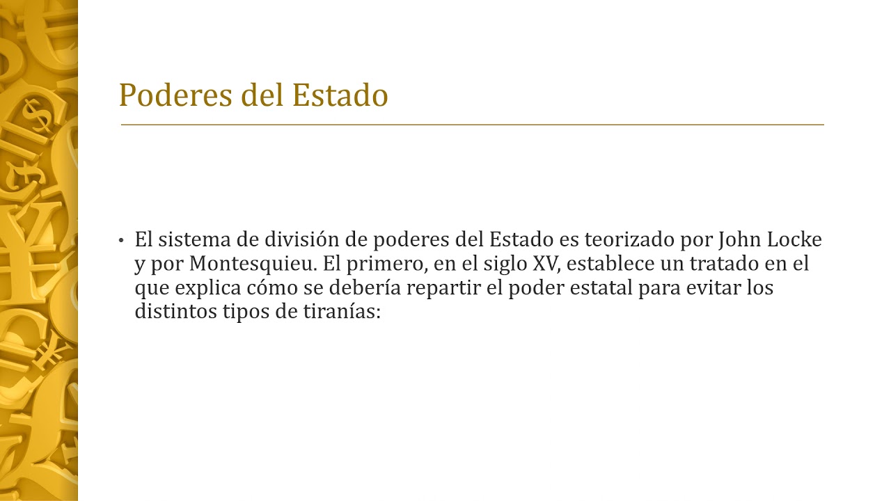 Poder político del Estado Grado 9 - YouTube