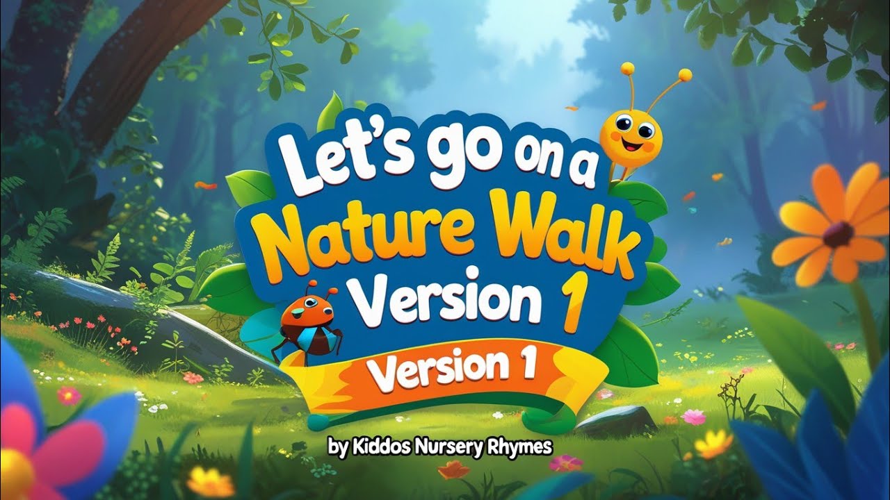 Let's Go On a Nature Walk Version 1| Kids' Song with Lyrics | Kiddos ...