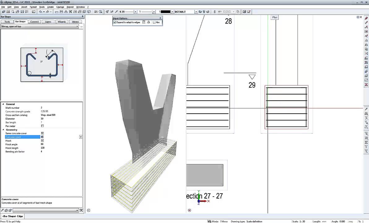 [EN] Creation of reinforcement bars in Allplan - YouTube