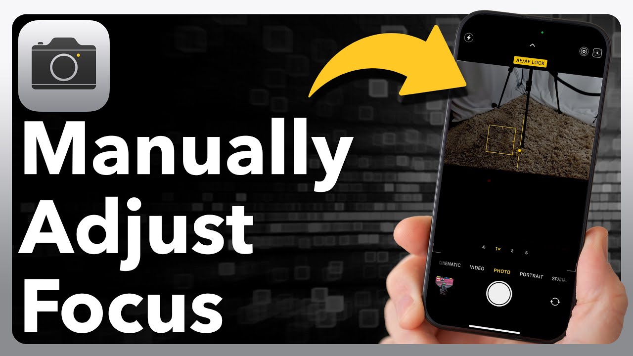 How To Manually Adjust Focus On iPhone Camera - YouTube