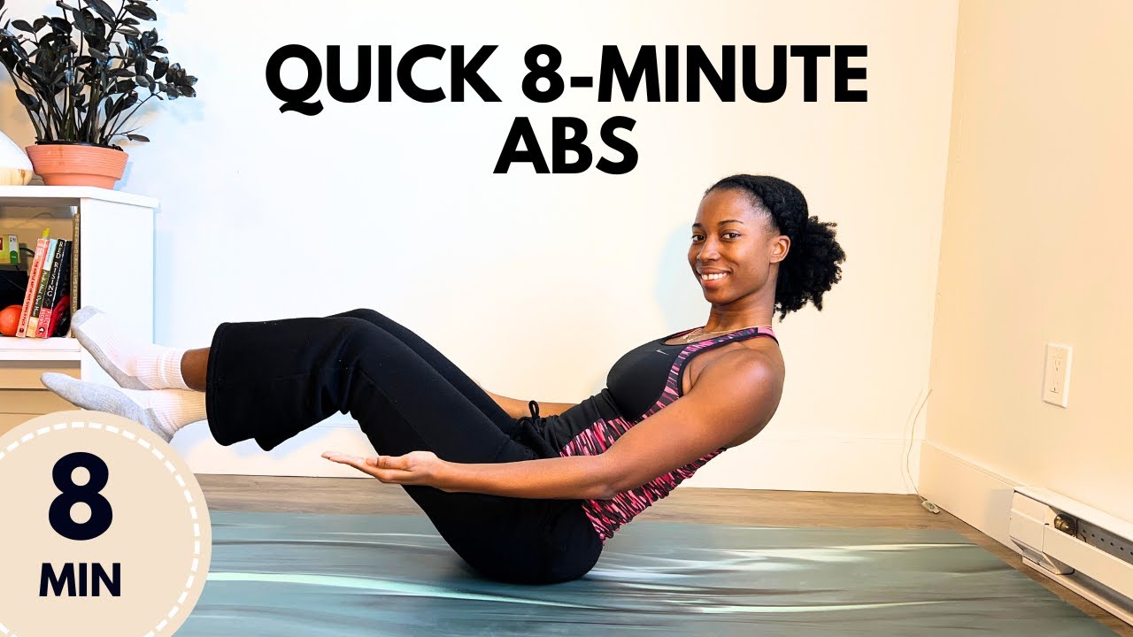 Quick 8 Minute At Home Abs Workout - YouTube