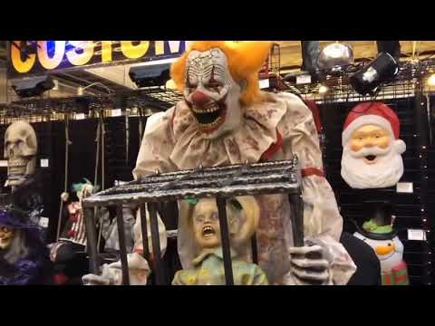New Cagey The Clown prop/ Halloween Expo - YouTube