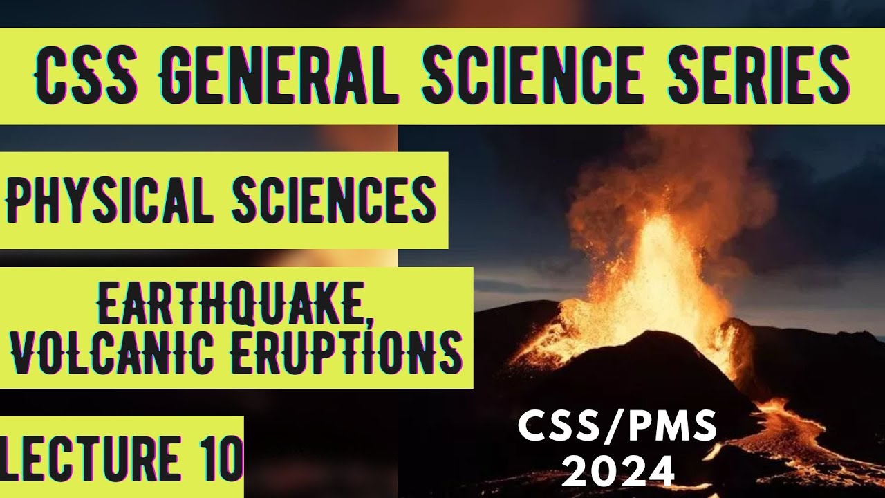 CSS General Science Series | Physical Sciences | Earthquake and ...
