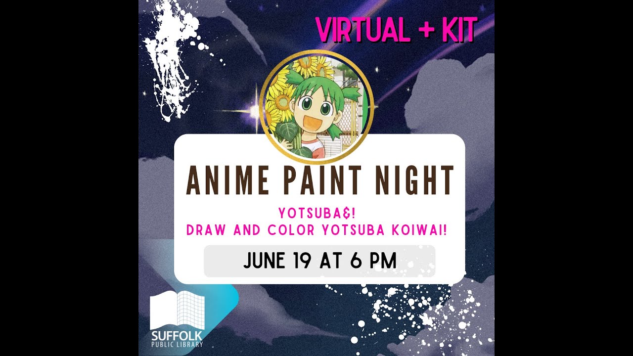 Anime Paint Night: Yotsuba&! - YouTube